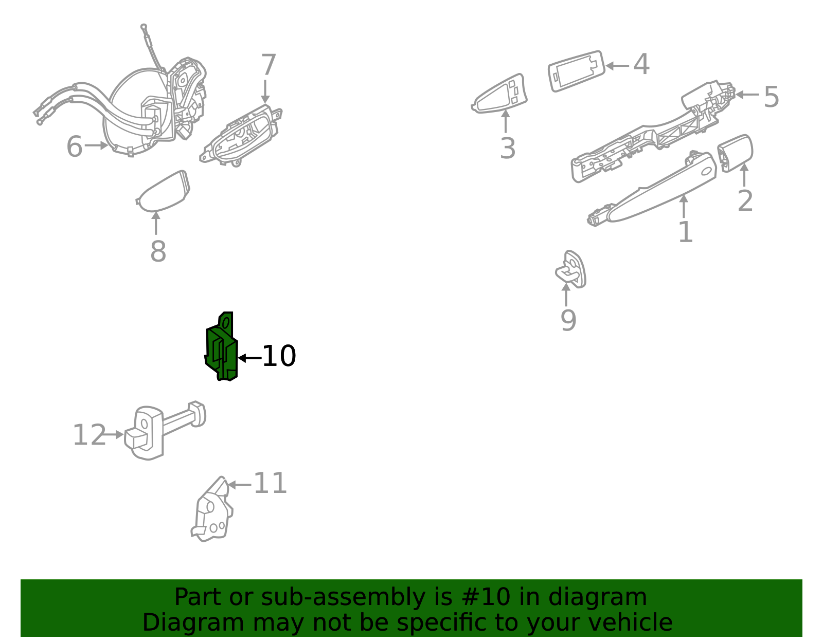 82400-9N00A - High-Quality Door Hinge for 2013-2014 INFINITI ...