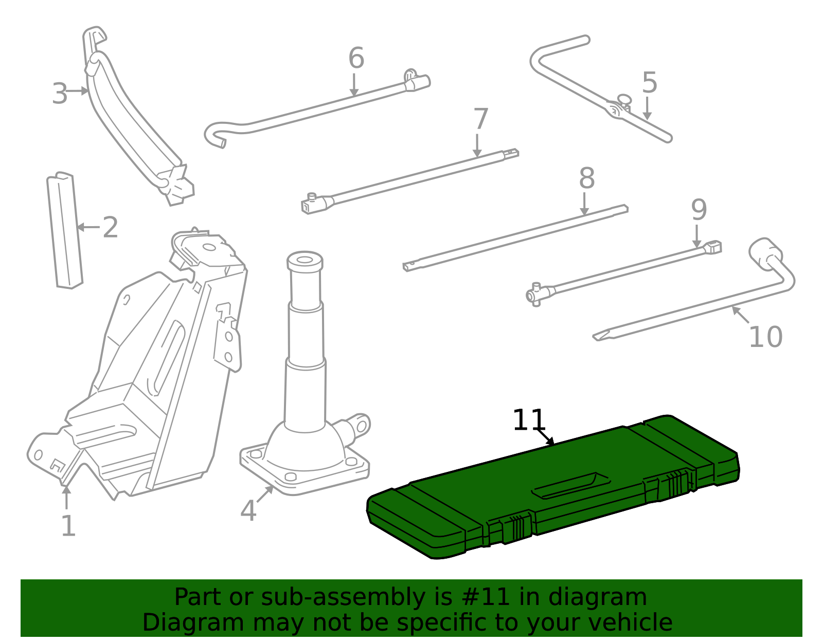 Genuine Official Toyota Tool Bag part# 09120-60210 for 2008-2021 Toyota ...