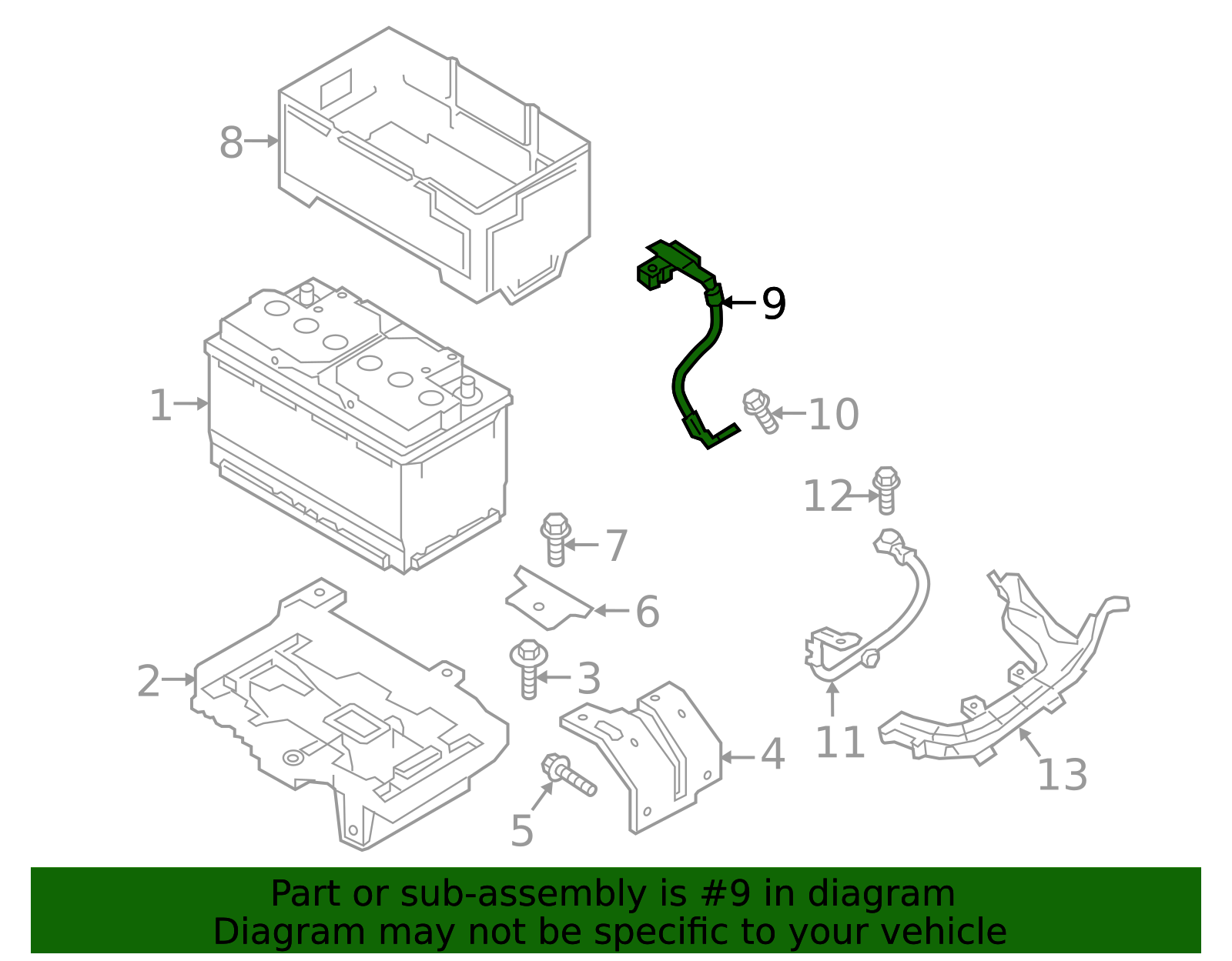 2019-2022 Kia Positive Cable 37180-S9000 | OEM Parts Online