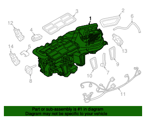 2010-2016 Porsche Panamera Evaporator Core 970-573-914-09 | Porsche Marin