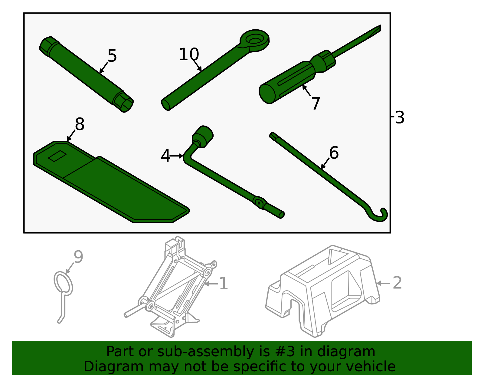 2020-2025 Hyundai Palisade Tool Kit 09130-S8000 | MotorMotor