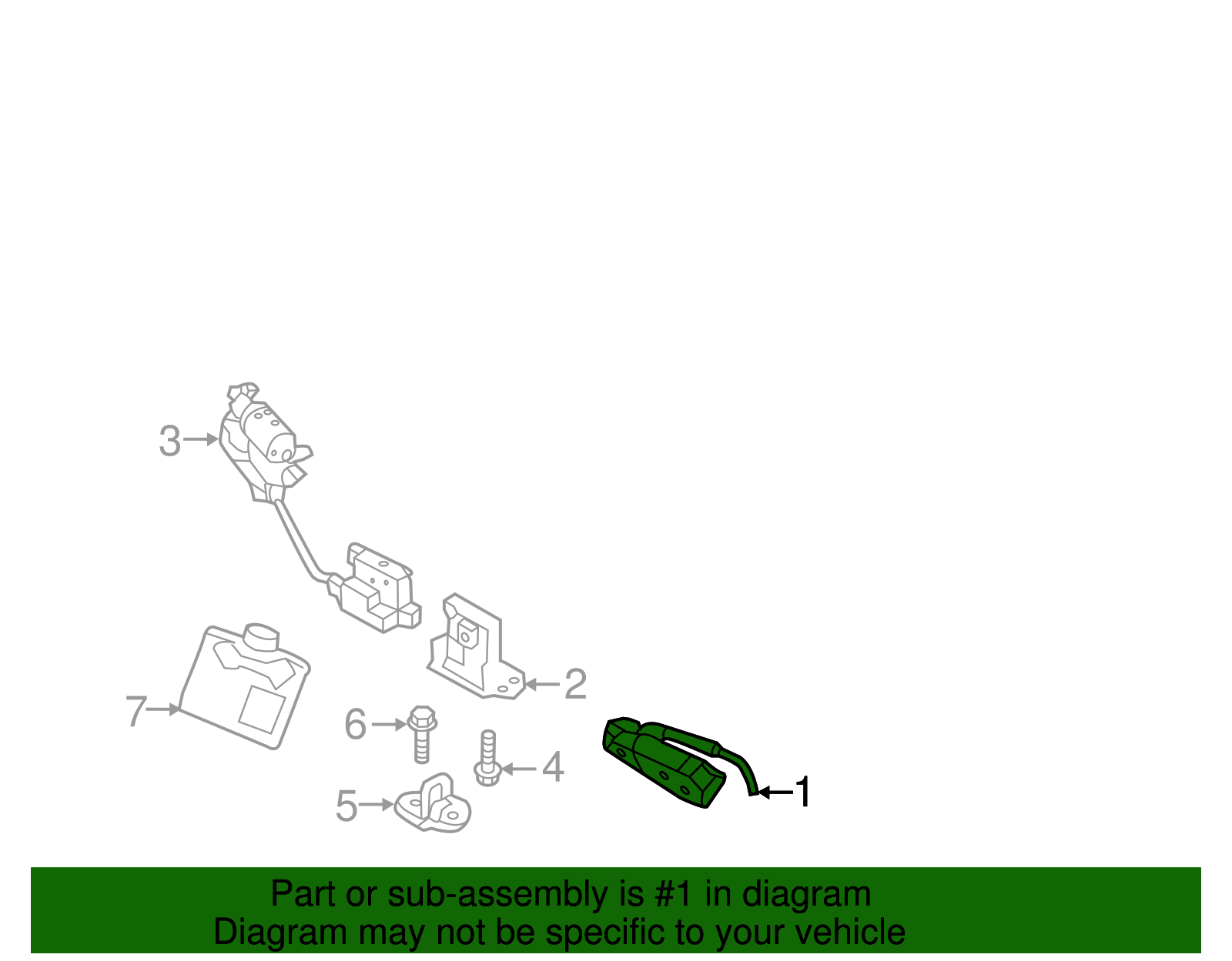 2013-2019 Hyundai Handle, Outside 81260-2W000 | OEM Parts Online