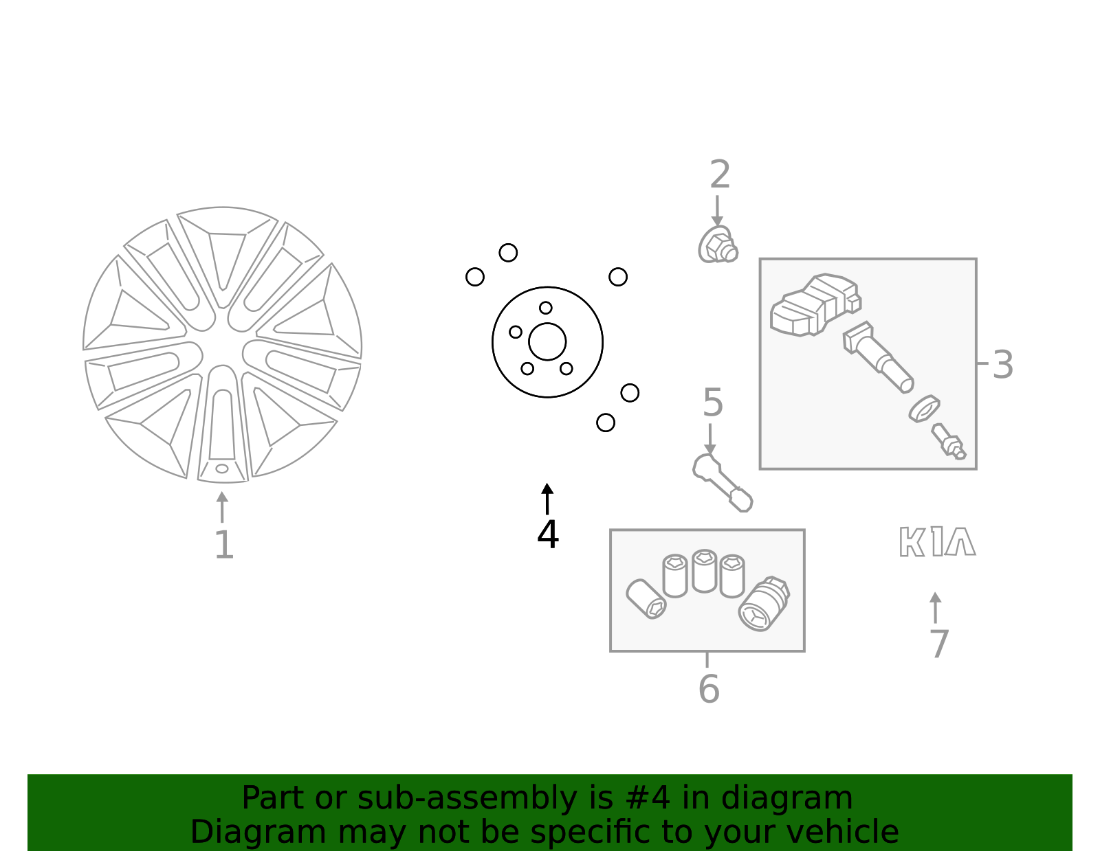 52910-0W920 - Kia Spare Wheel Performance Auto Parts