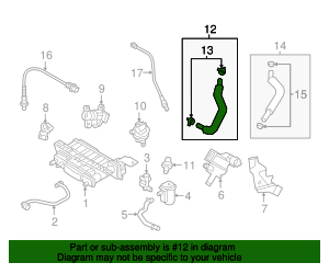 26720-2E010 - High-Quality PCV Valve Hose for 2020 Hyundai Elantra ...