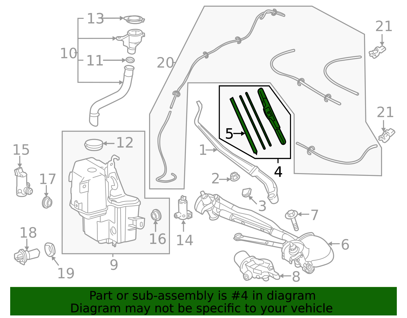 Wiper Blade 85222-F6010 | OEM Parts Online