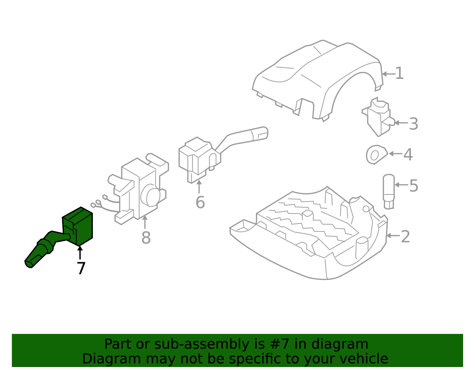 GJ6H-66-122 - Multi-Function Switch Mazda Parts.US