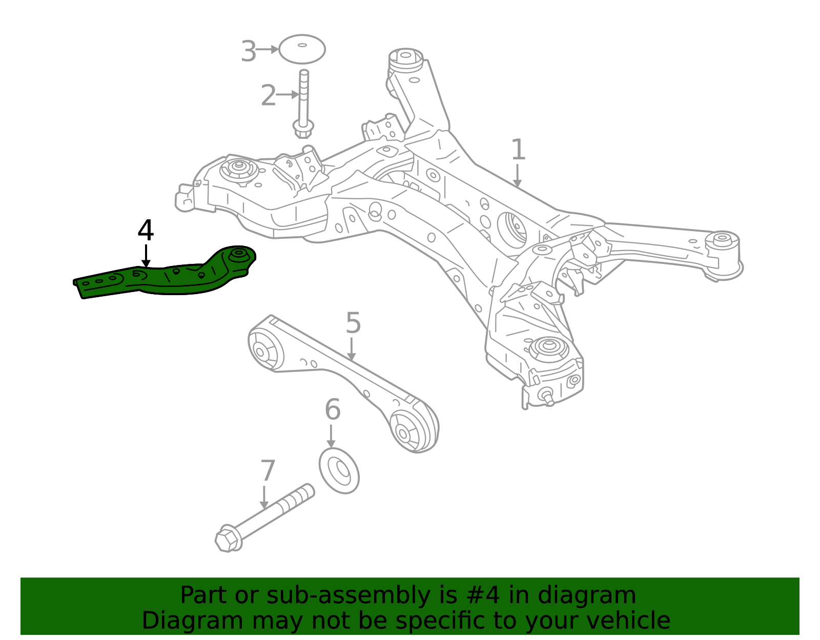 2021-2025 Nissan Rogue Stay Bracket 55451-6RA0A | Nissan Parts Central