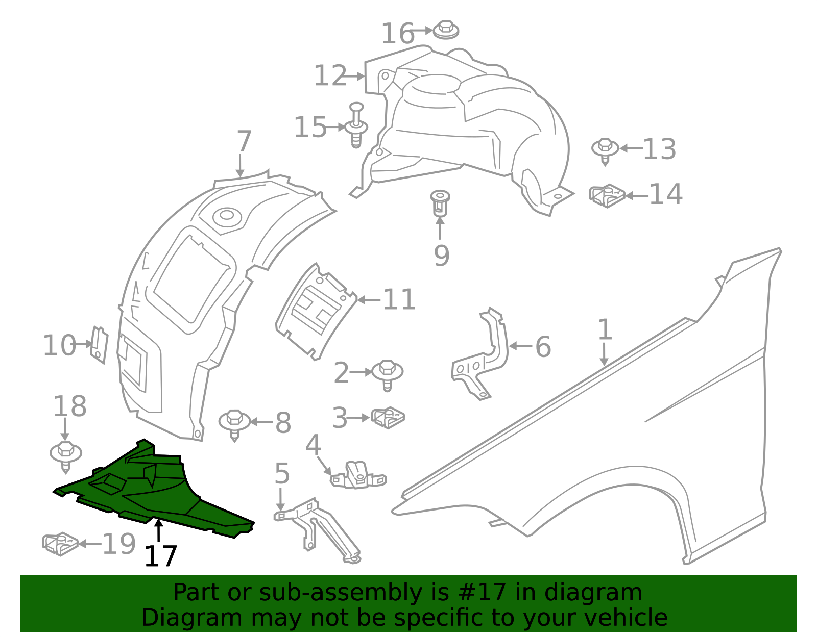 51717260741 - 2014-2020 BMW Lower Deflector (51-71-7-260-741) | BMW of ...