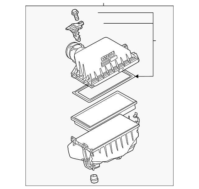 17700-F0280 - Air Cleaner Assembly - 2020-2022 Toyota | OEM Genuine ...