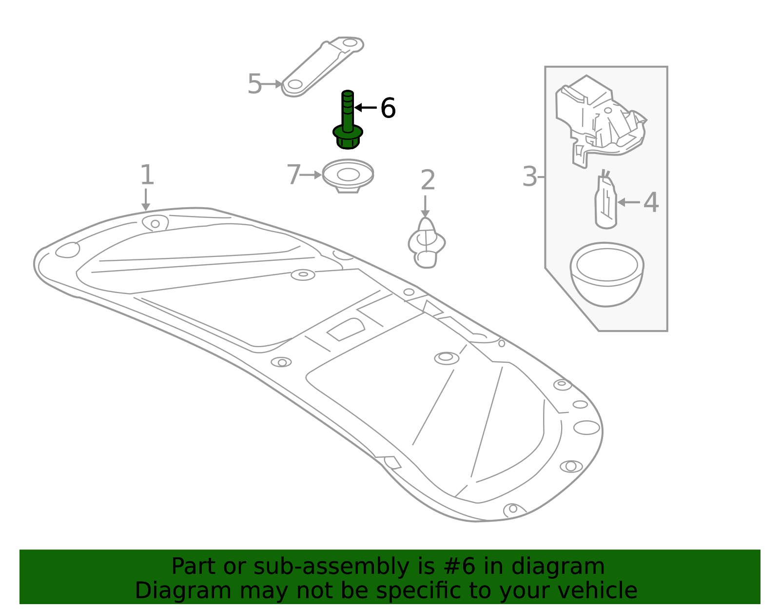 01125-00861 - Pull Handle Bolt 2015-2024 Nissan GT-R | Official Nissan ...
