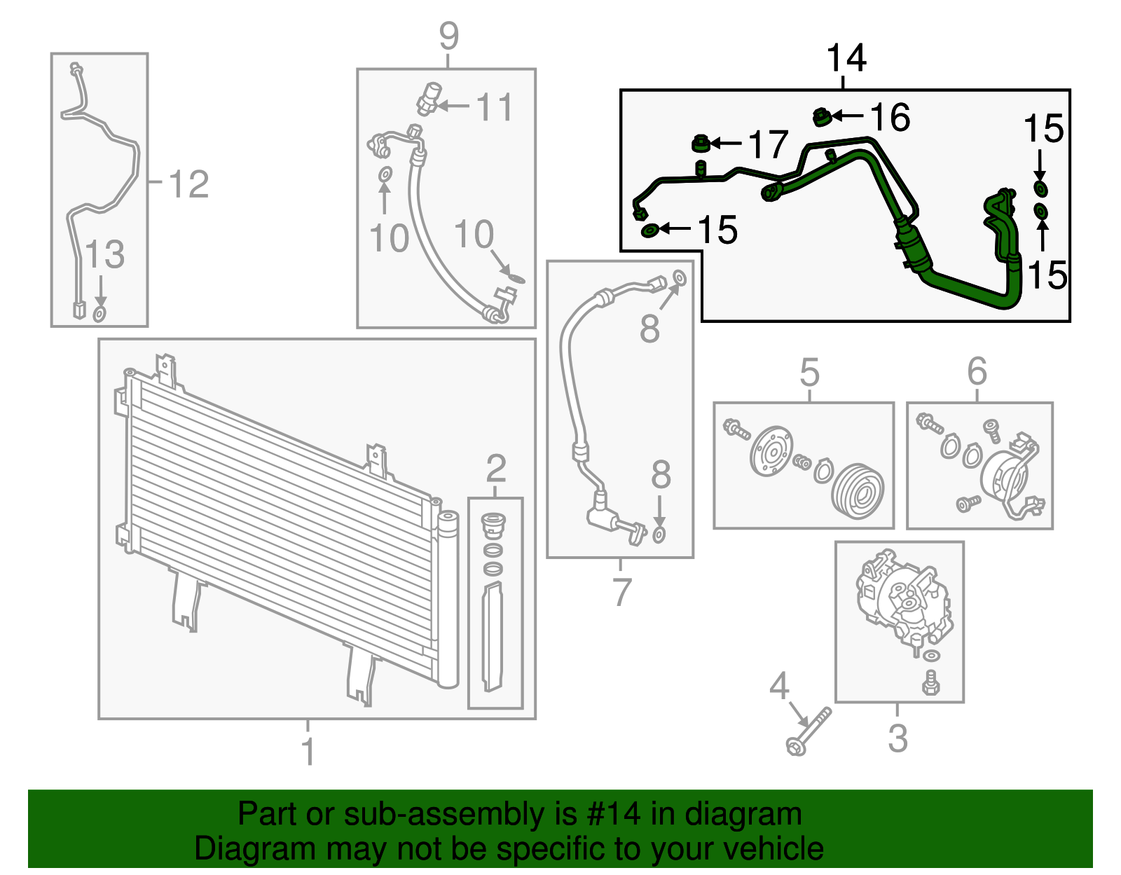 80331-TVA-A01 - 2018-2022 Honda Accord - Exchanger Assembly Heat (Inner ...