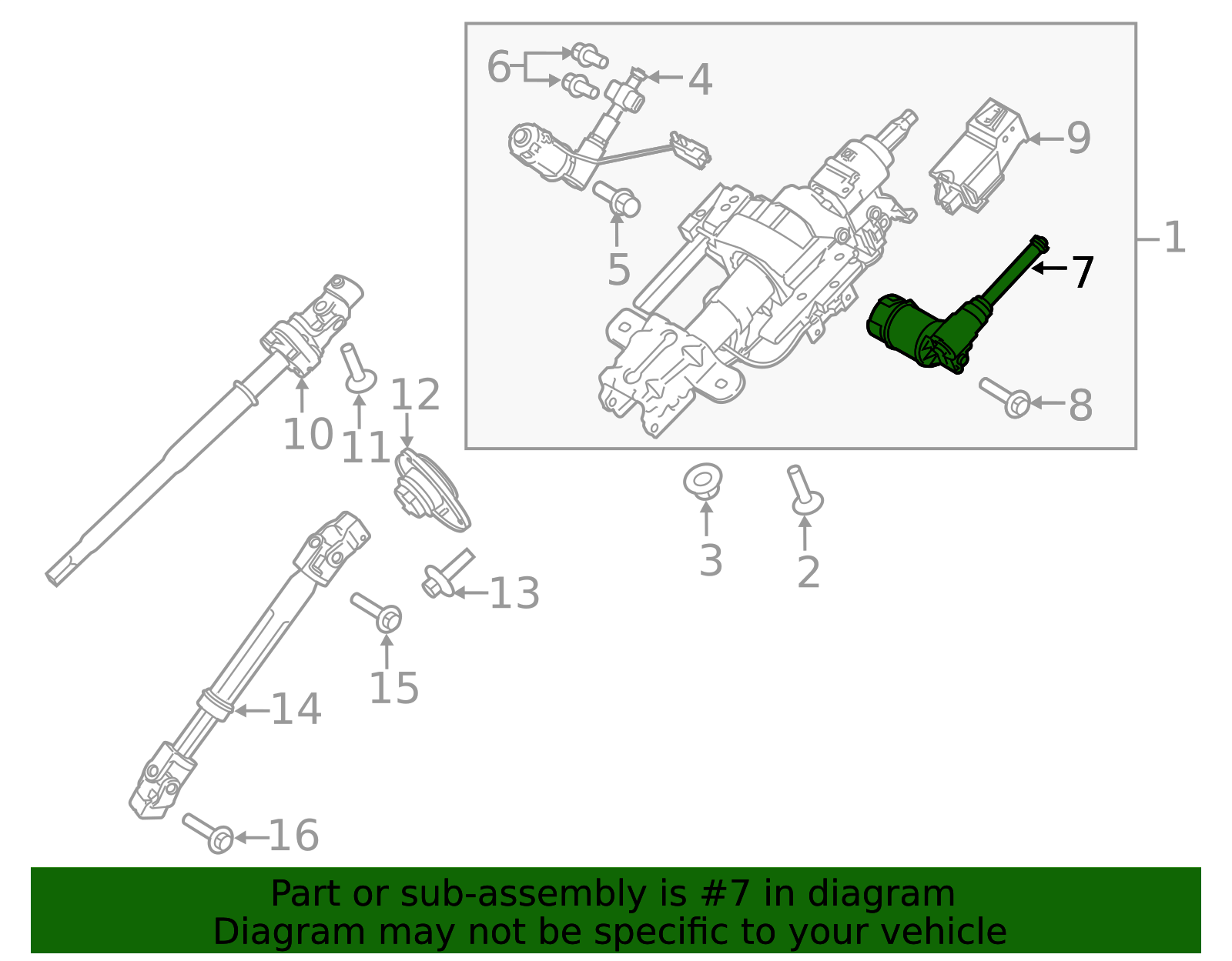 FL3Z-3F840-F - 2015-2020 Ford F-150 - Adjuster | Dealer Auto Parts
