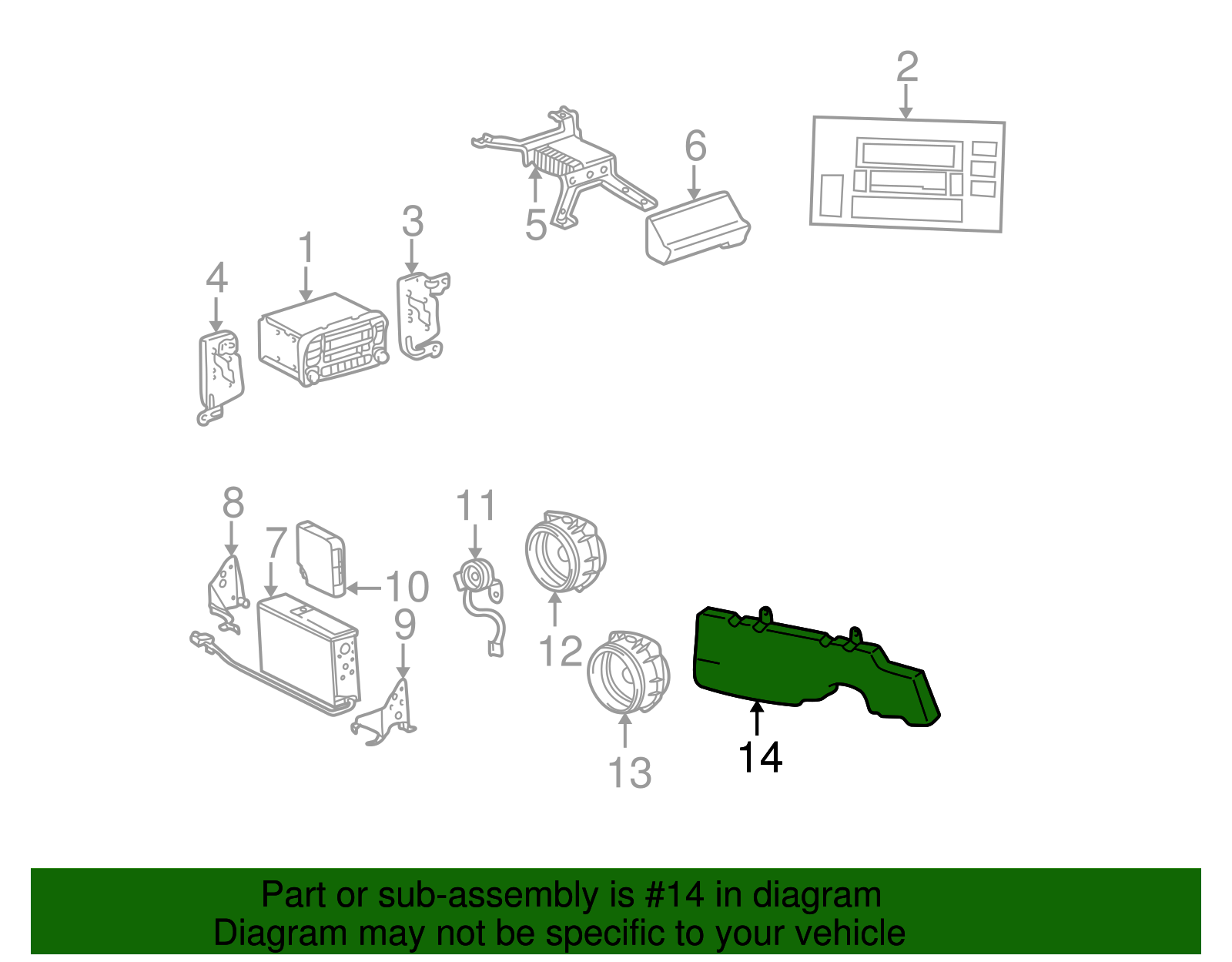 86150-0W020 - Woofer - 2001-2007 Toyota Land Cruiser | Nucar Toyota of ...