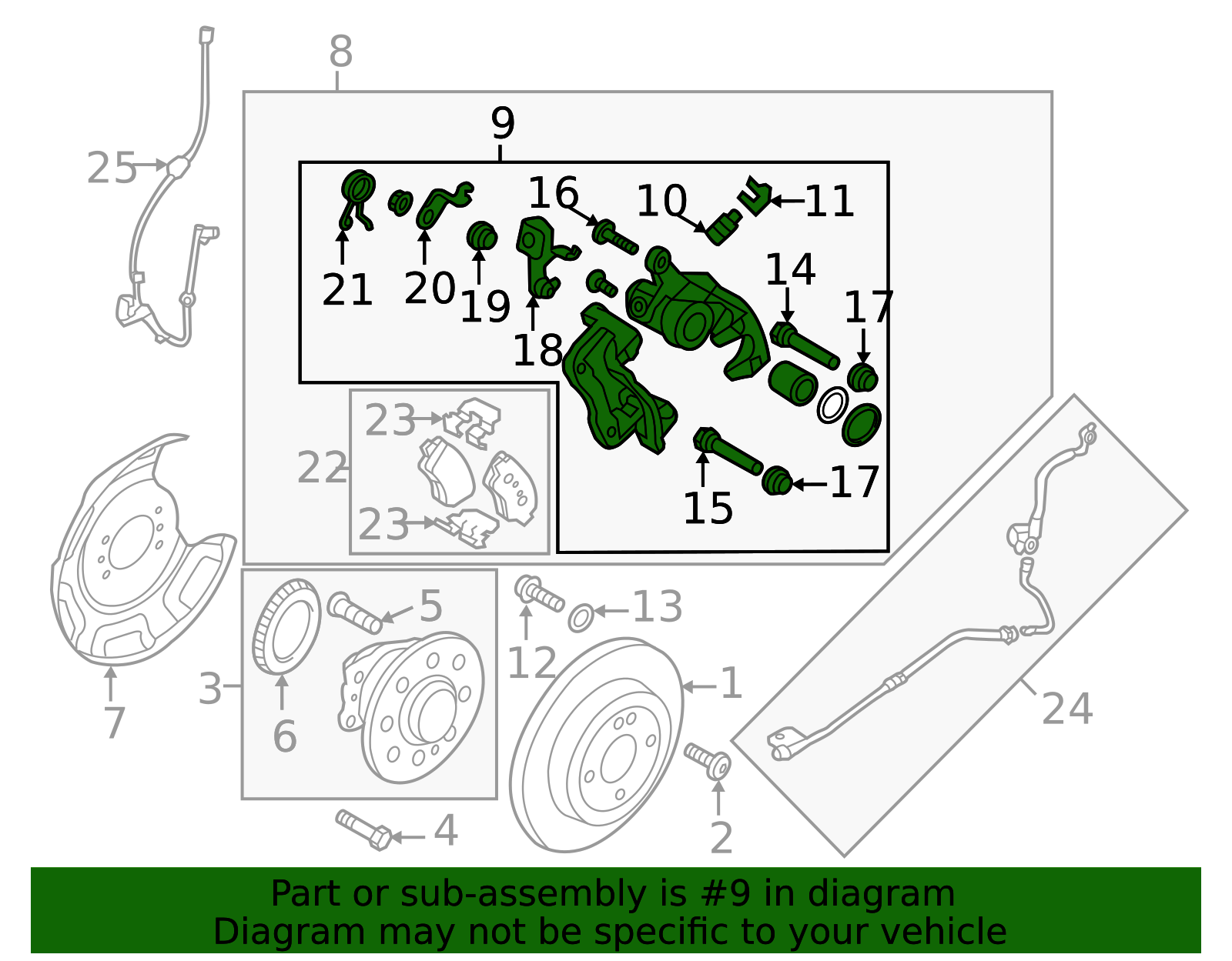 2012-2017 Hyundai Accent Caliper 58311-1RA30 | OEM Parts Online