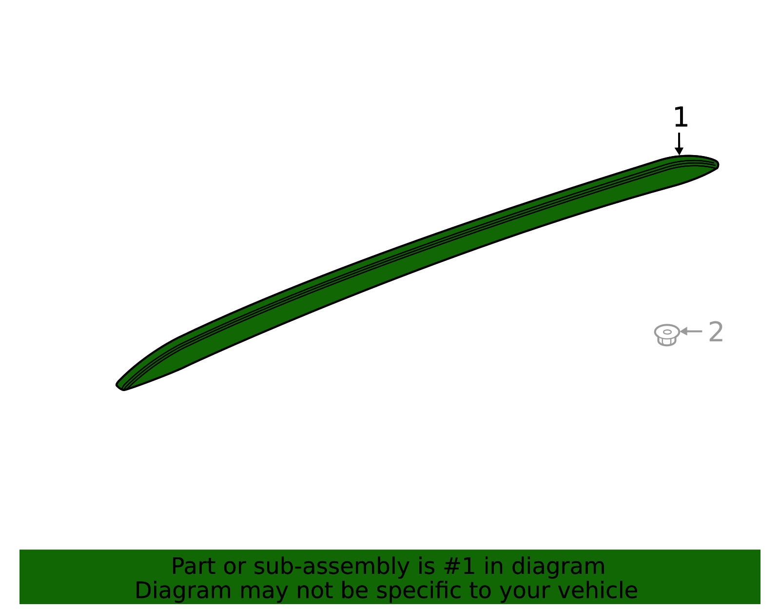 2019-2025 Chevrolet Blazer Black Passenger Side Roof Luggage Carrier ...