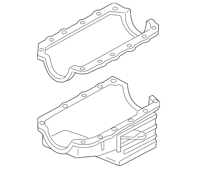 2006-2008 GM Engine Oil Pan 12603201 | Capital Chevy Parts