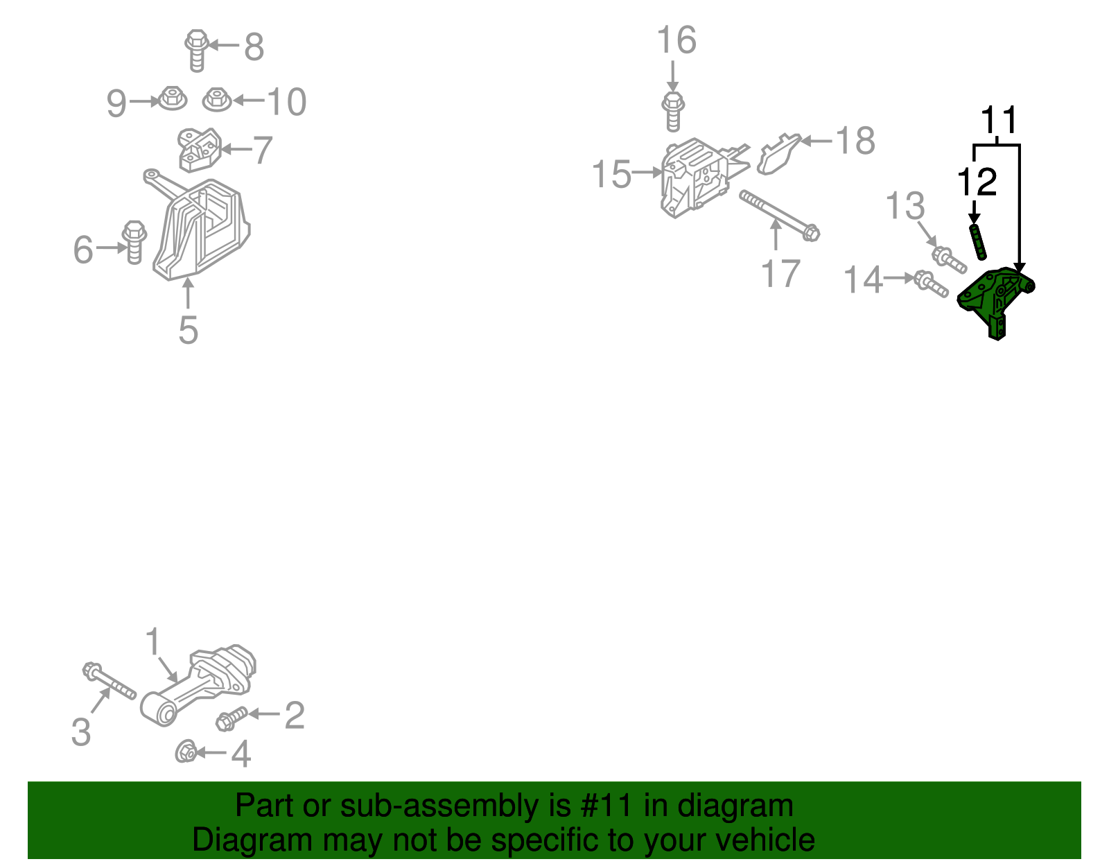 2021-2025 Hyundai Support Bracket 21670-03HA1 | OEM Parts Online