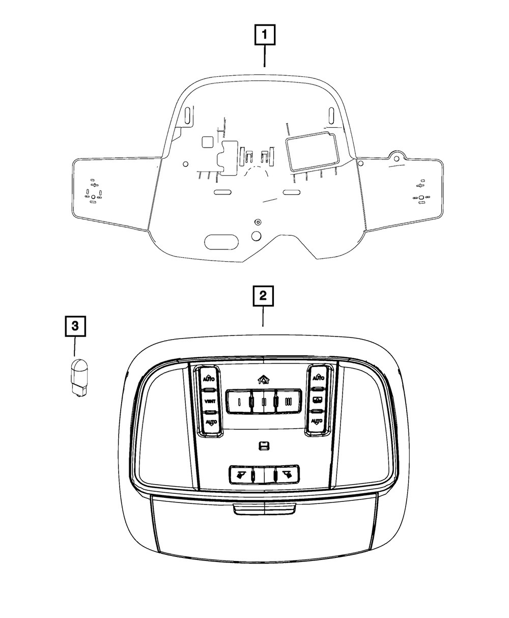 1VS371X9AE - Overhead Console 2014-2022 Mopar | The Official Mopar eStore
