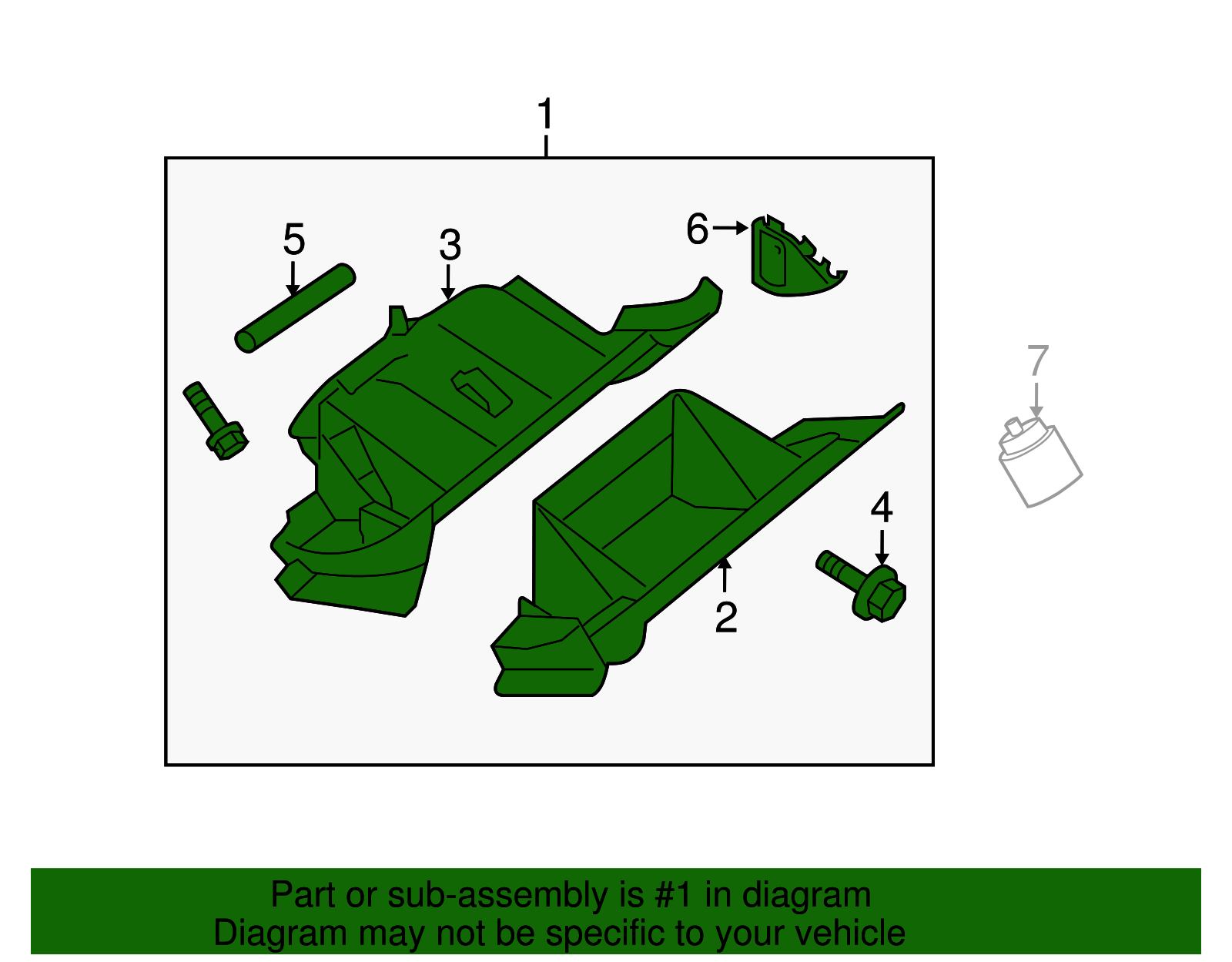 2010-2013 Nissan Altima Glove Box Frame 68501-ZX00A | Nissan Parts Central