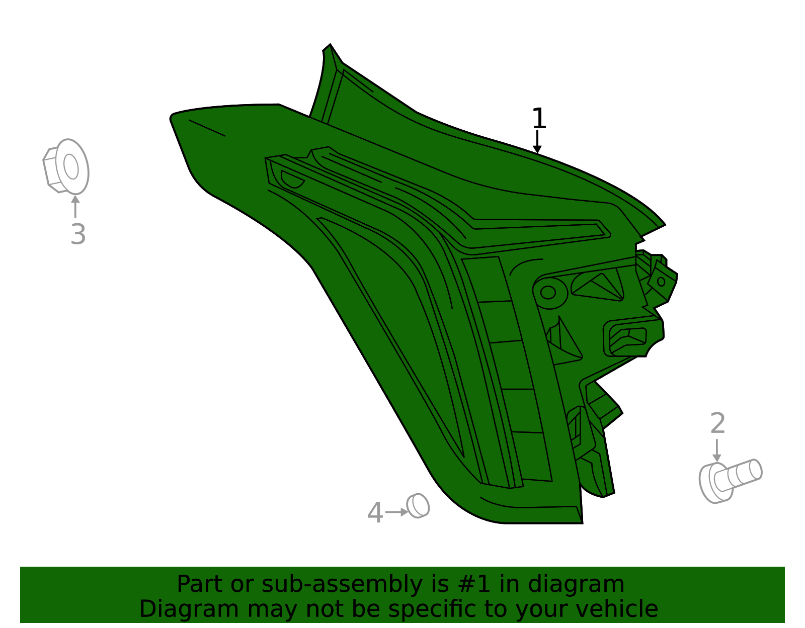 2020-2025 Cadillac CT5 Tail Lamp 87864508 GM | GMPartsDirect.com