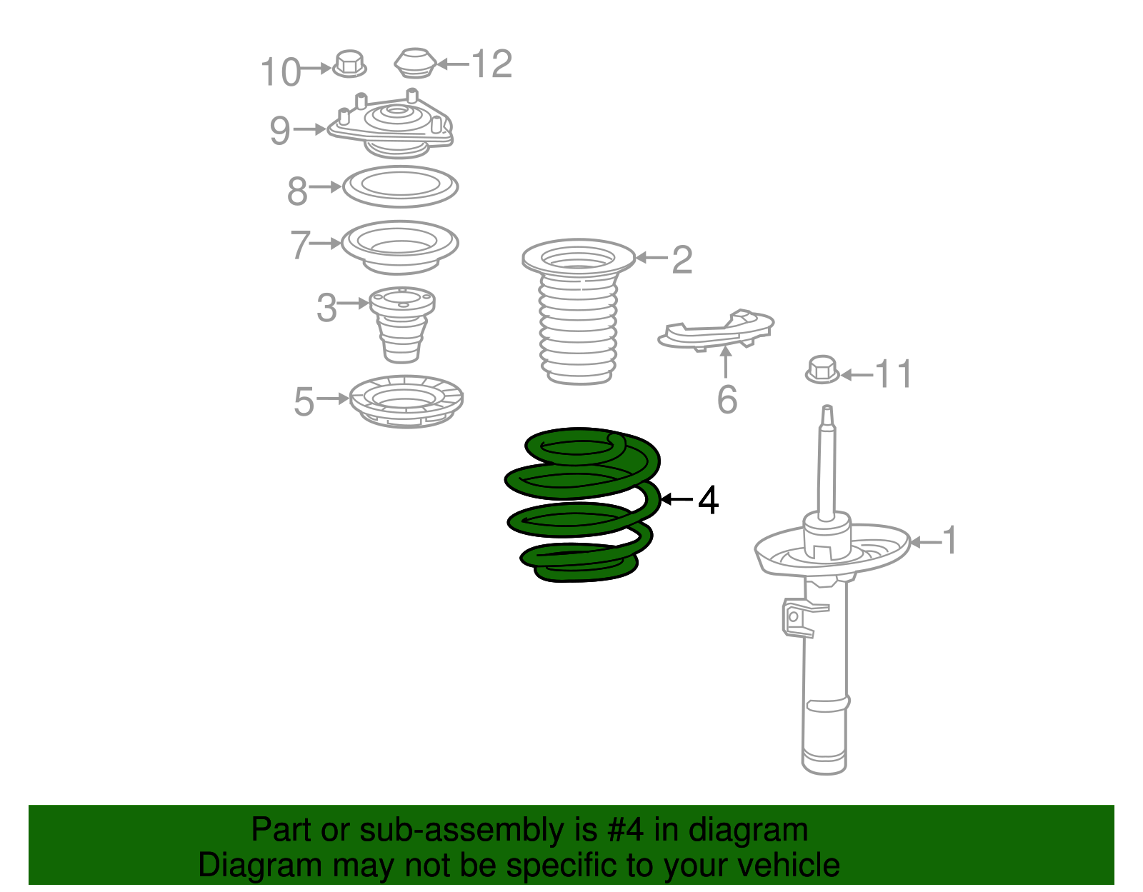 51401-TLB-A03 - 2017-2019 Honda CR-V - Spring R Front | Honda Car Parts ...