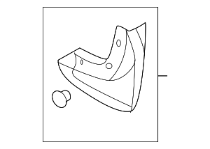 Genuine Splash Guards - Front for 2018-2025 Volvo XC60 | Part# 31435990 ...