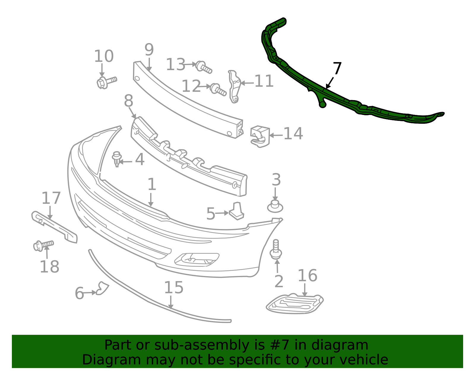 2000-2004 Toyota Avalon Upper Reinforced 52029-AC030 | Olathe Toyota