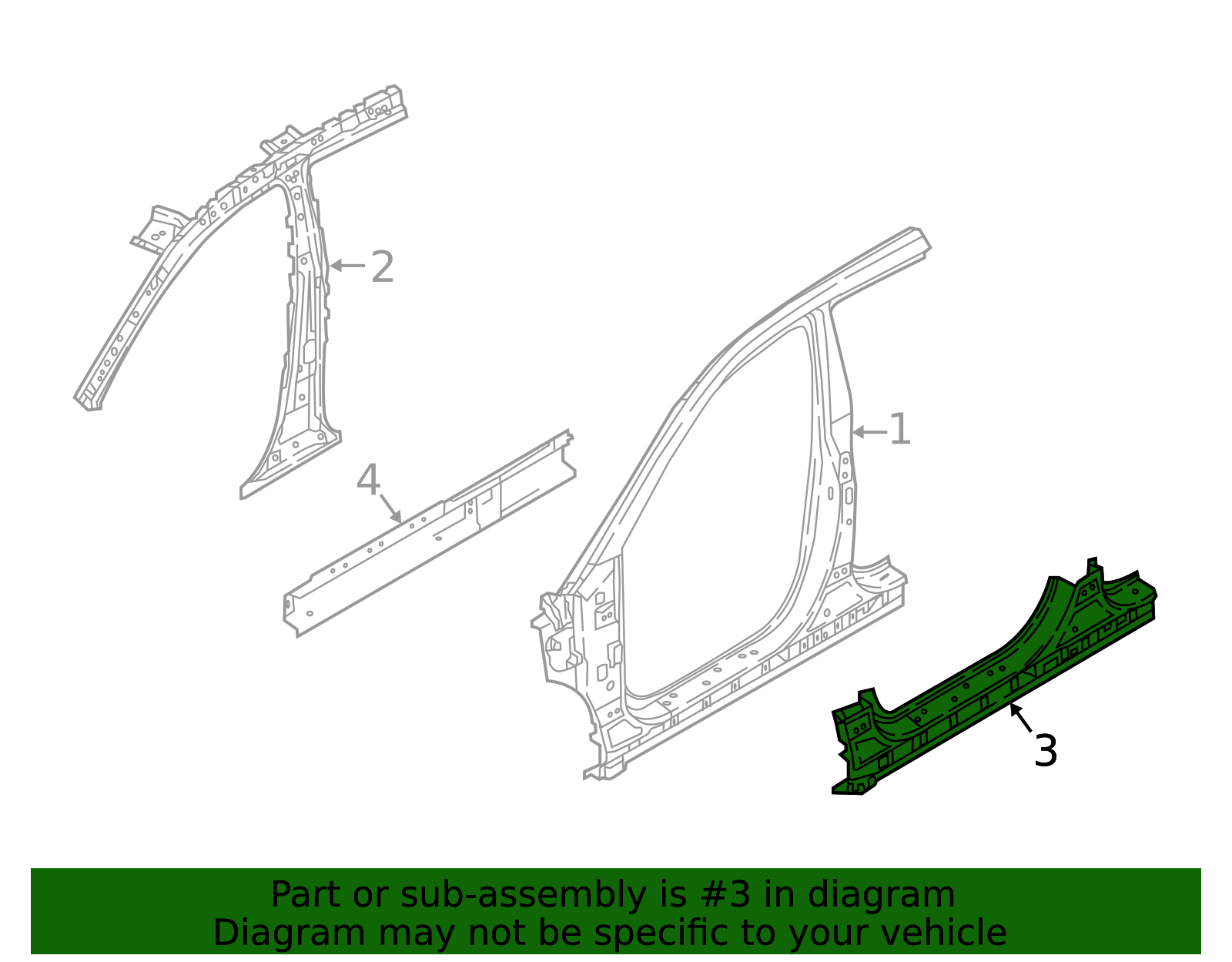 71322-Q4D00 - Rocker Panel 2019-2022 Kia Niro EV | Kia.Parts Store