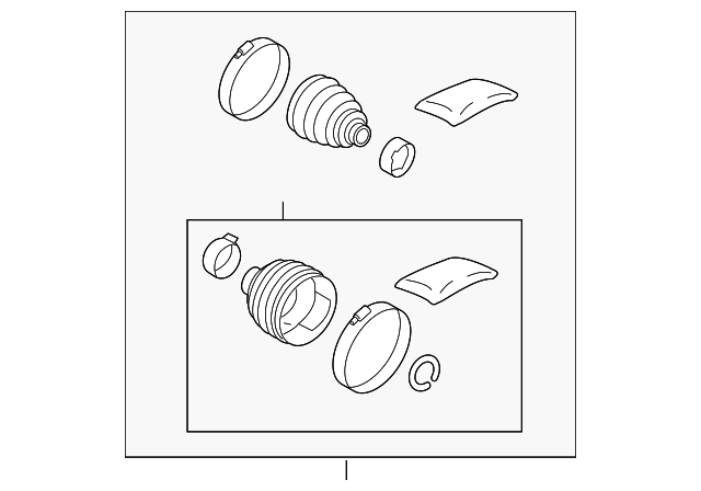 2019-2022 Toyota Boot Kit 04427-42180 | Toyota Parts Center