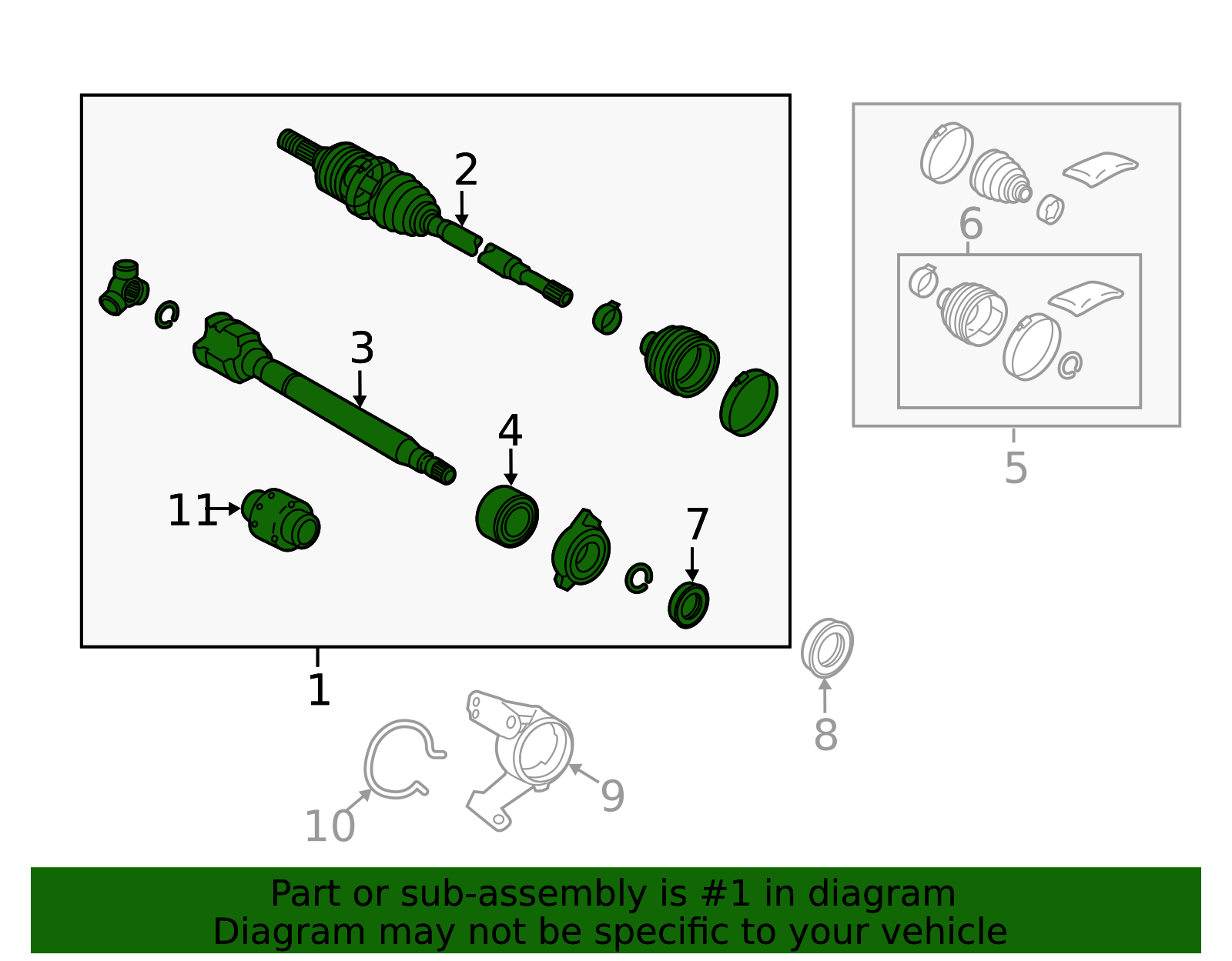 2019-2022 Toyota RAV4 Axle Assembly 43410-0R191 | Toyota Parts Center