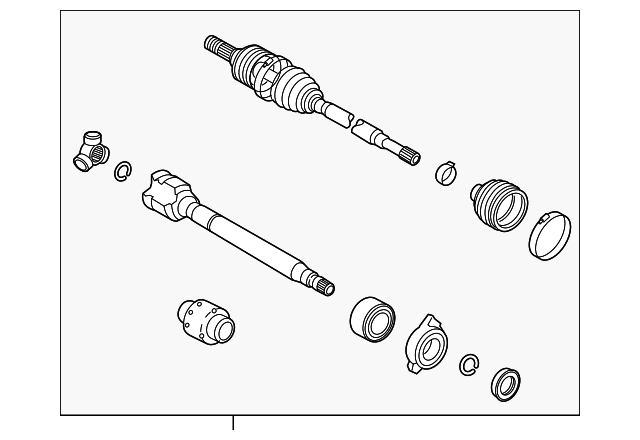 2019-2022 Toyota RAV4 Axle Assembly 43410-0R191 | Toyota Parts Center