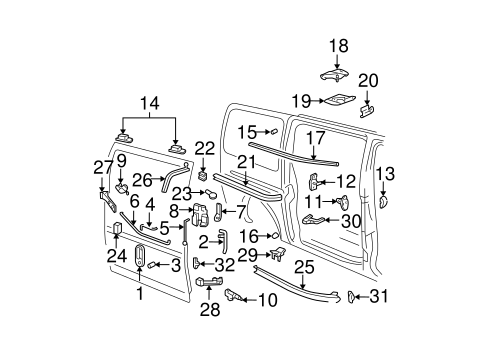 Door for 2007 Chevrolet Express 2500 | Chevy OEM Parts