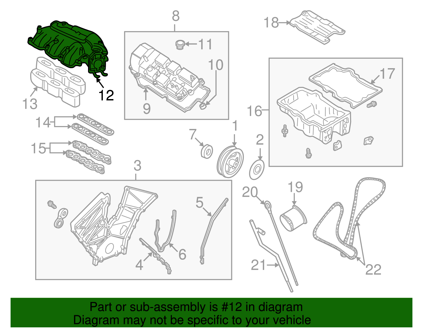 AJF8-13-130 - High-Quality Intake Manifold for 2006 Mazda MPV ...