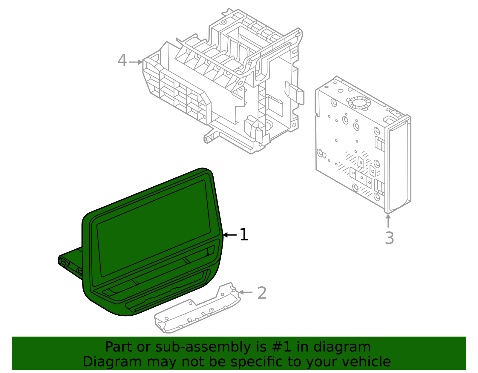 10B-919-606-B - 2023-2024 Volkswagen ID.4 - Display Unit | Quick VW Parts