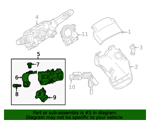 2017-2024 Mitsubishi Ignition Lock 48700W090P | Mitsubishi Parts ...
