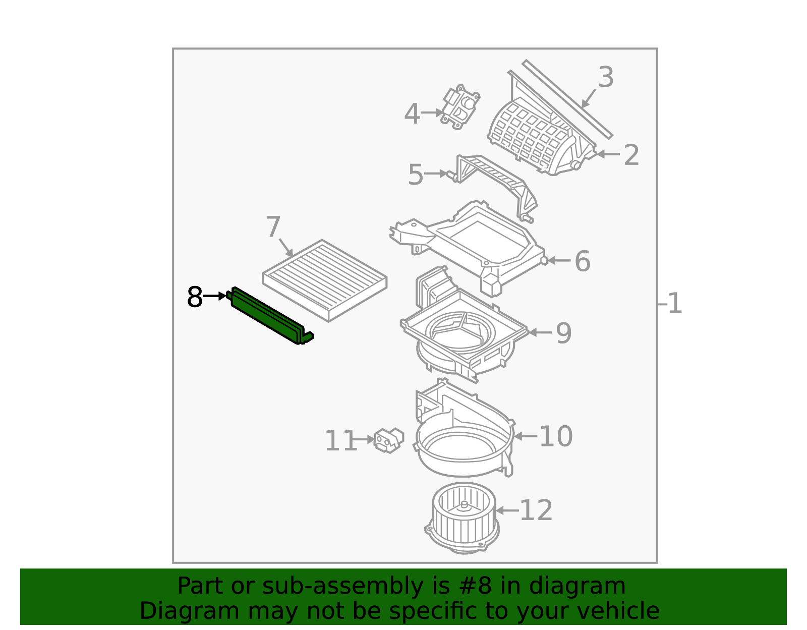 2019-2022 Hyundai Filter Cover 97129-M0000 | OEM Parts Online