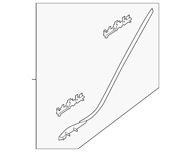 2019-2025 Volvo Pillar Molding 31448940 | OEM Euro Parts