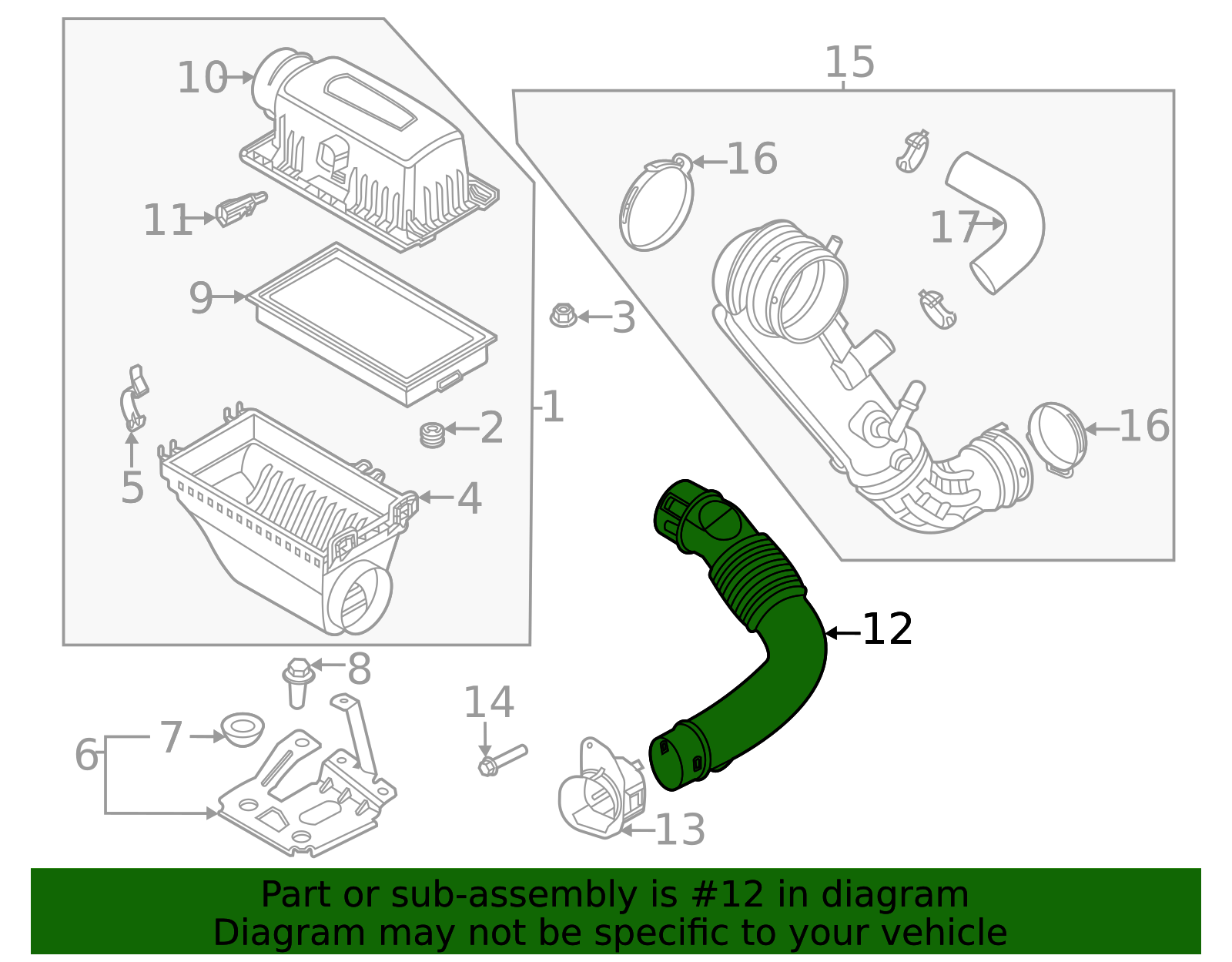 M1MZ-9A624-B - m1mz-9a624-b 2020 2021 2022 Ford Explorer Tube Air ...
