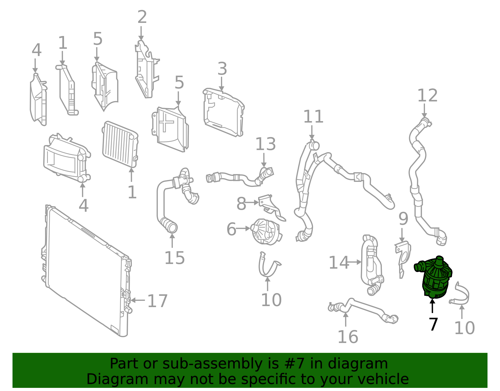 000-500-55-00-80 - Auxiliary Pump 2015-2024 Mercedes-Benz | Mercedes ...