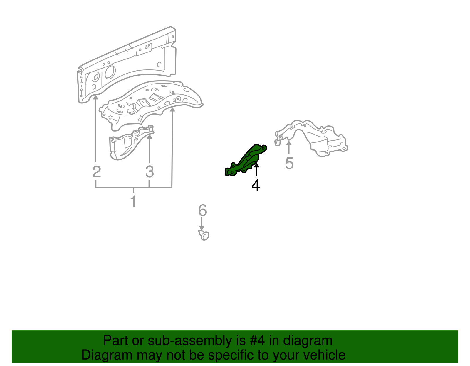 1998-2007 Toyota Land Cruiser Inner Seal 53736-60081 | Toyota Parts Center