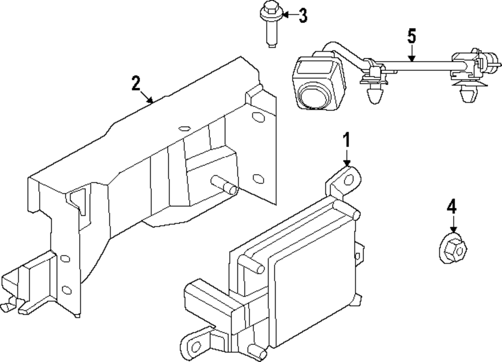 2020-2025 Nissan Distance Sensor 28438-5KS0A | Nissan Parts Central