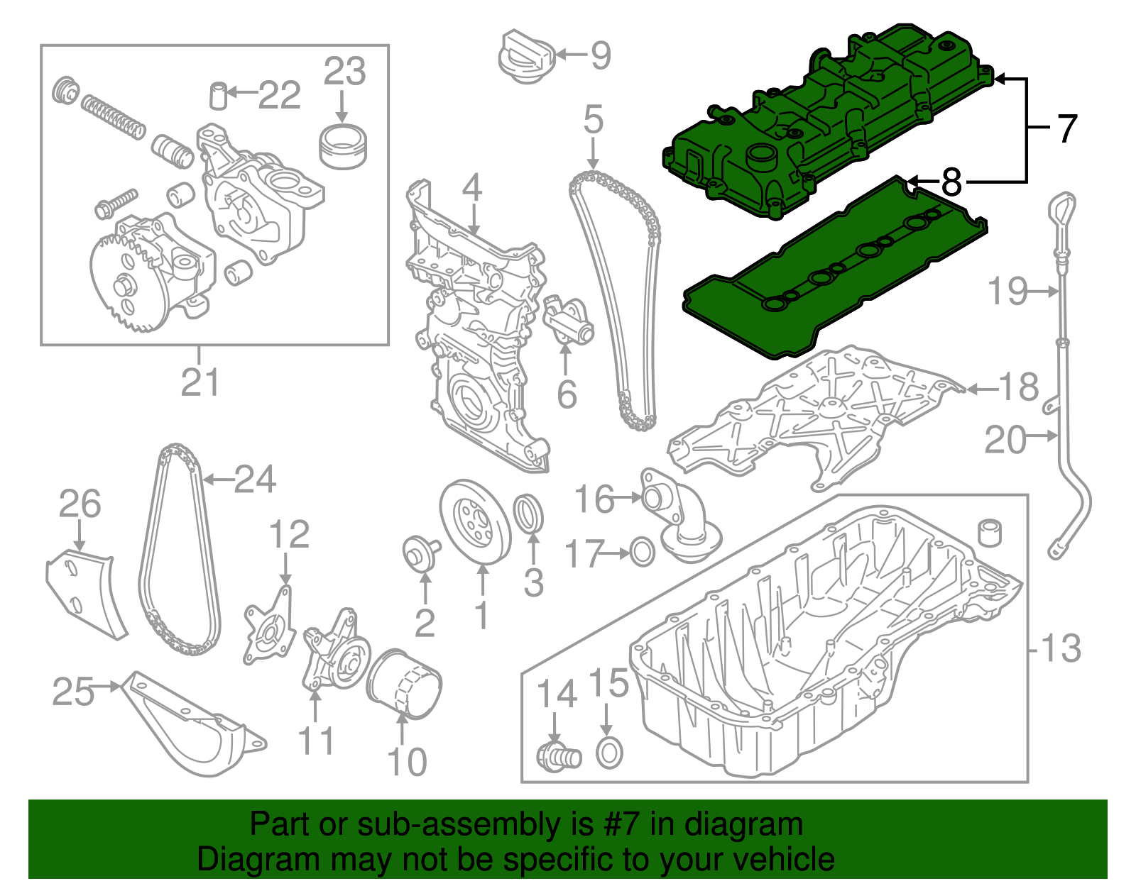 2009-2013 Suzuki 2009-2013 Suzuki - Valve Cover 11170-78K00 | World OEM ...