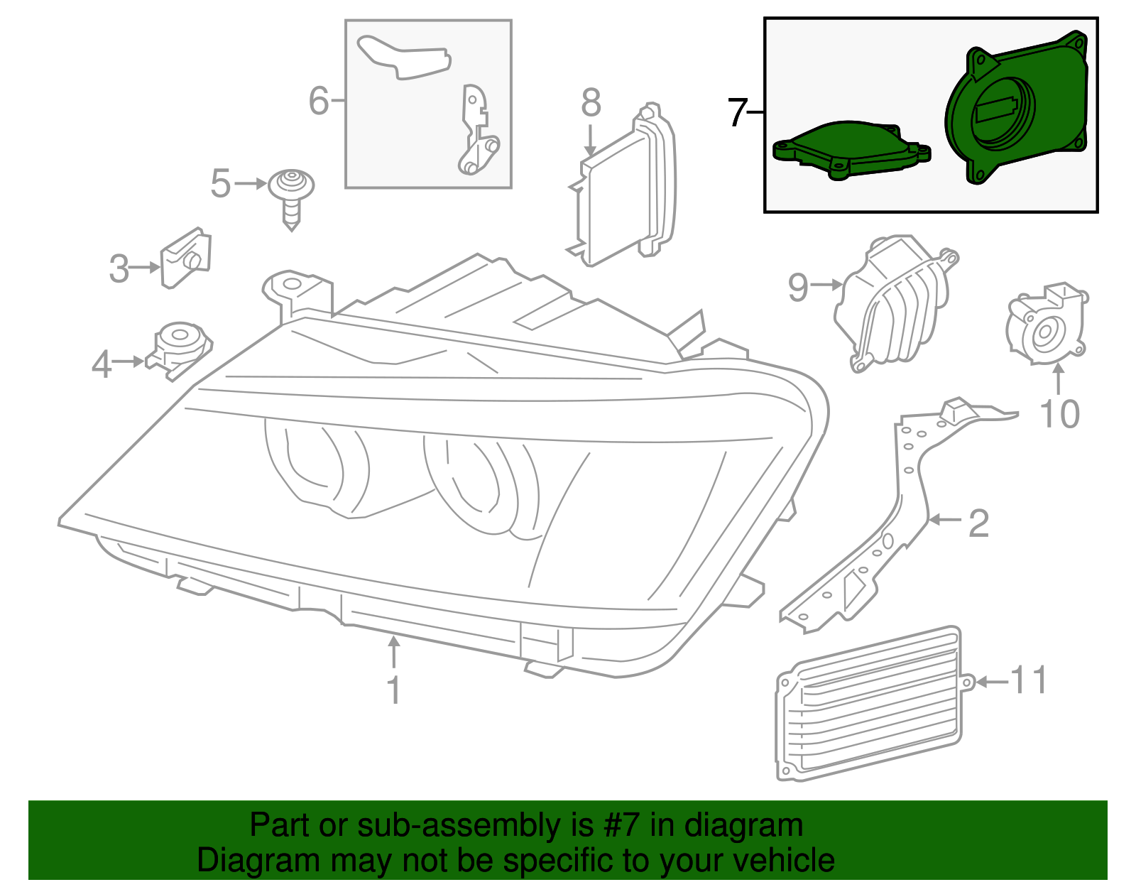 63117401166 - 2015-2018 BMW Repair Kit (63-11-7-401-166) | BMW of South ...