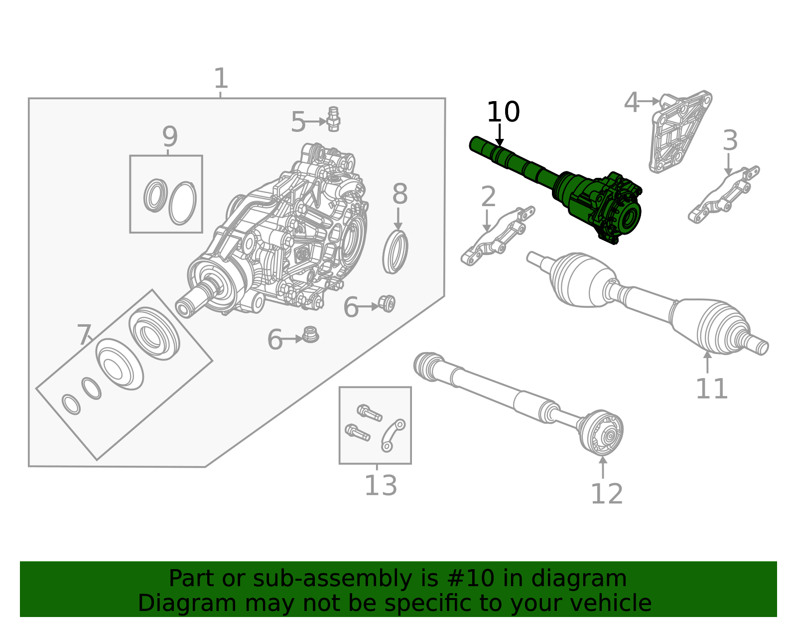 68662986AA - OEM Output Shaft For 2021-2024 Jeep | OEM MOPAR Parts ...