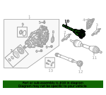 68662986AA - OEM Output Shaft For 2021-2024 Jeep | OEM MOPAR Parts ...