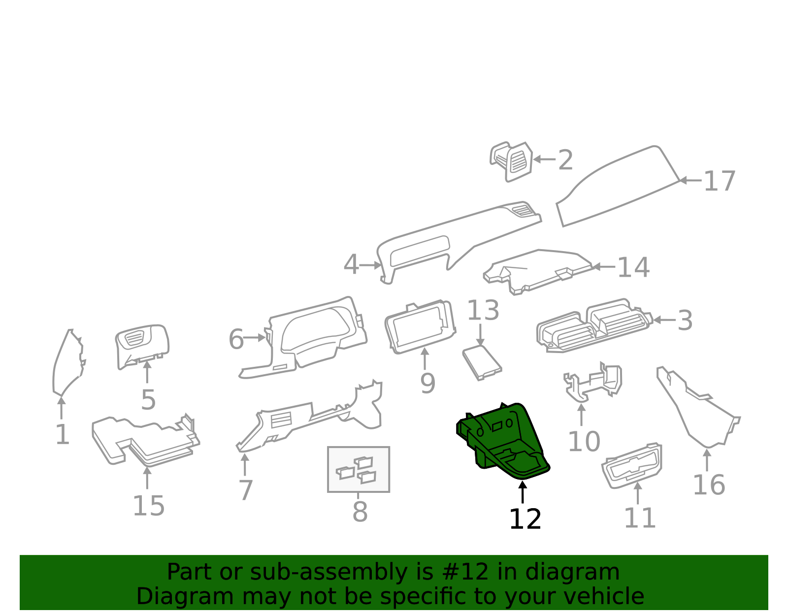 68922-5SP2B - 2018-2022 Nissan LEAF - Lower Panel | Anicra Nissan Parts