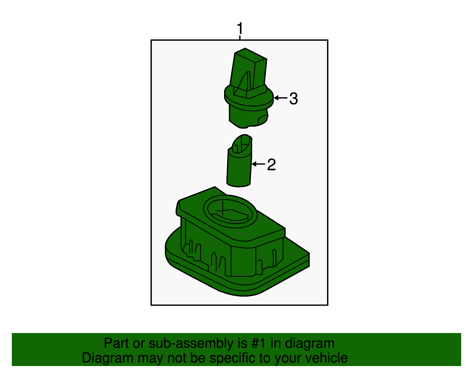 2016-2025 Kia License Lamp 92501-D4000 | Genuine Kia Parts & Accessories