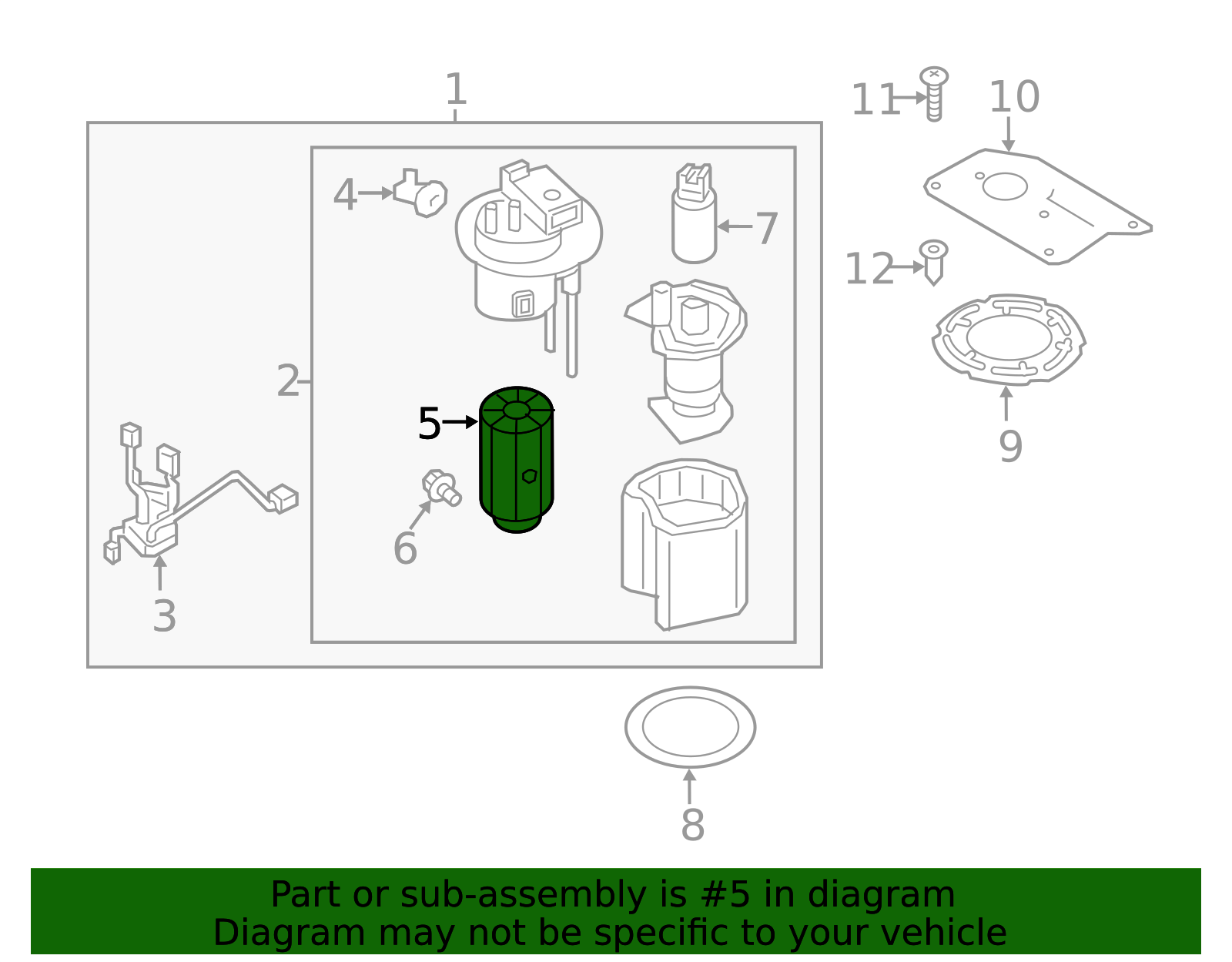31112-C2500 - Fuel Filter 2016-2020 Kia Optima | Kia.Parts Store