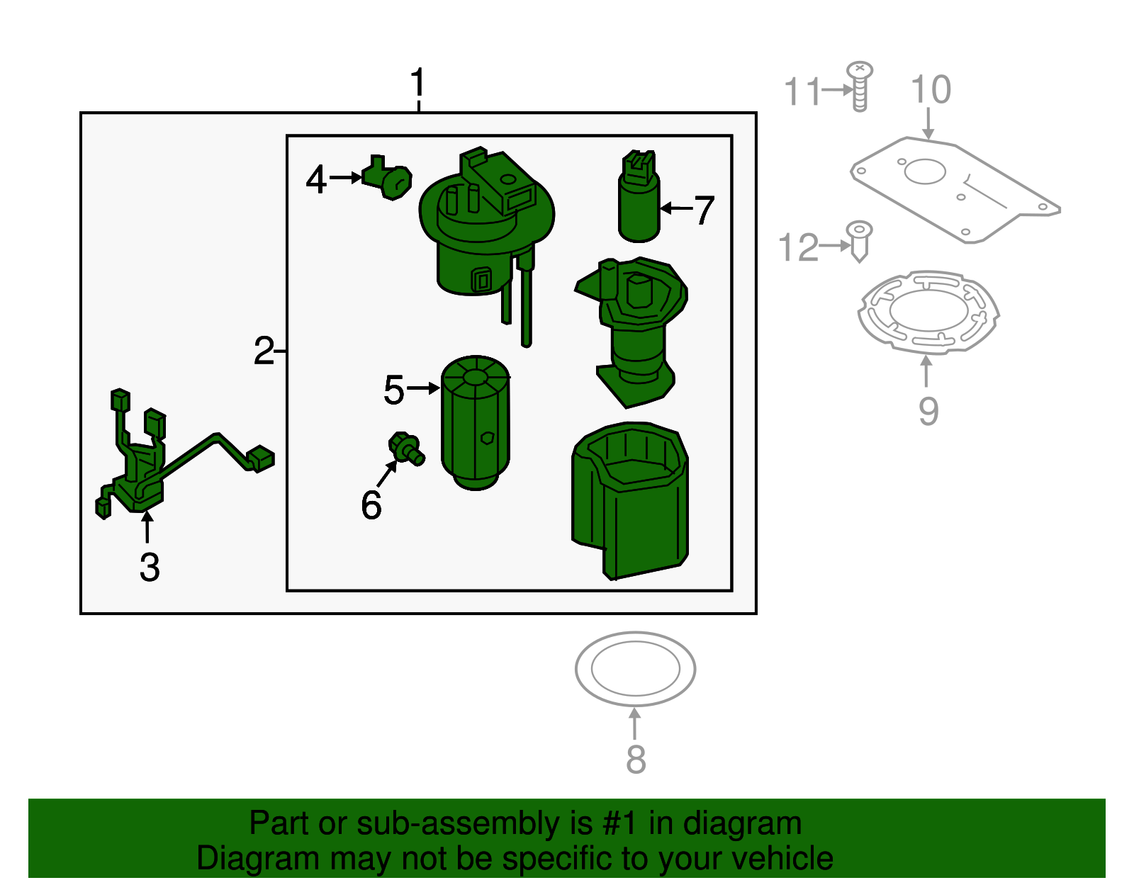 31110-D5500 - Fuel Pump 2016-2020 Kia Optima | Kia.Parts Store