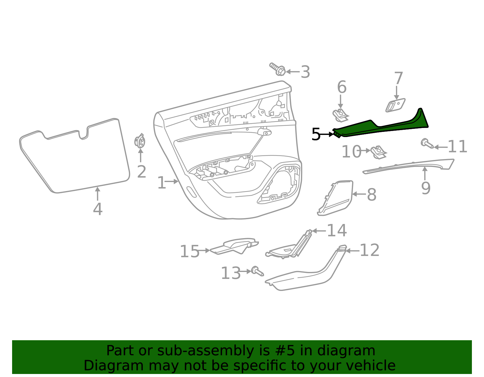 Genuine Door Panel Insert - Interior Restoration Component | AutoNation ...